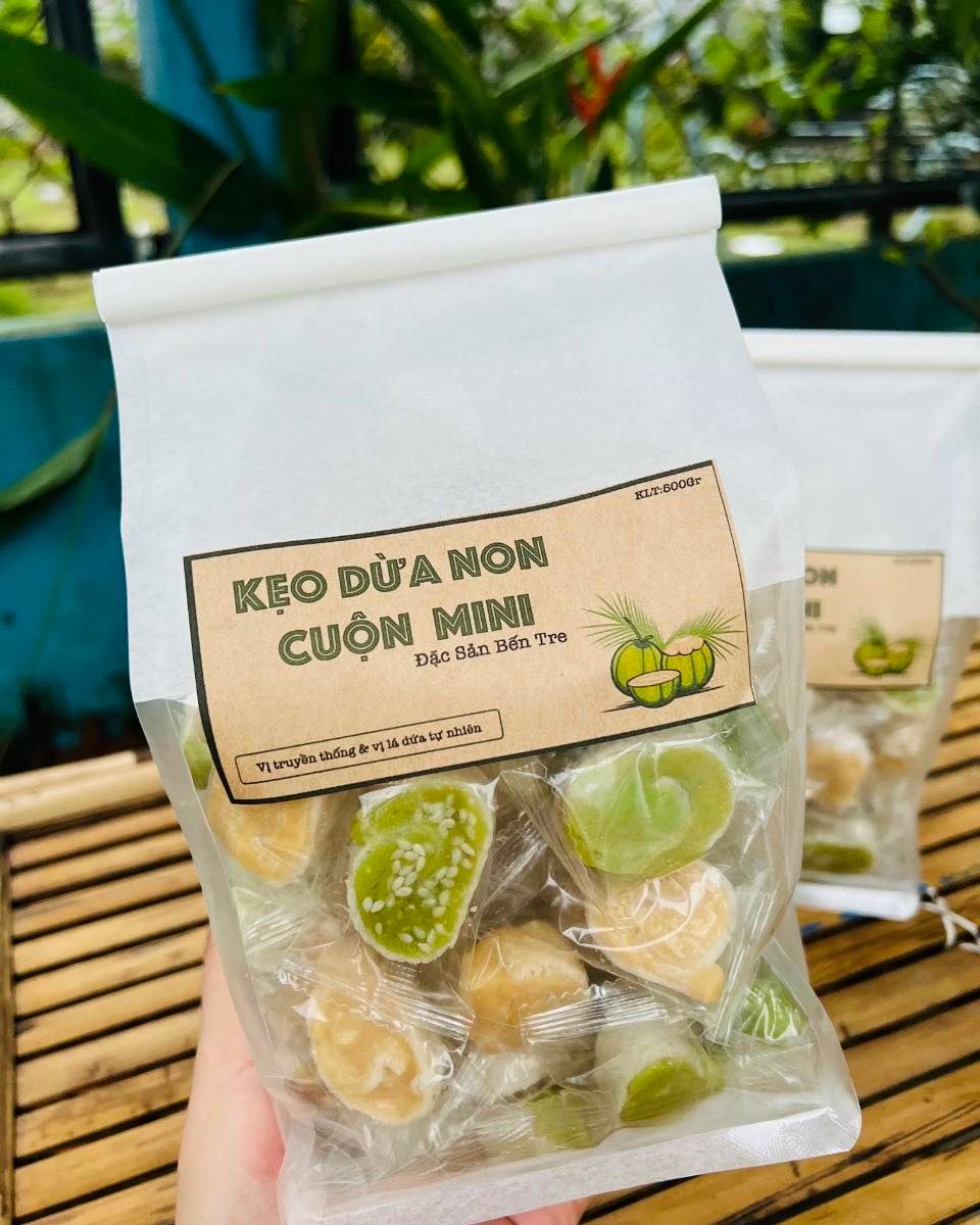 kẹo dừa non 400gr | Ăn Vặt Chị Mập